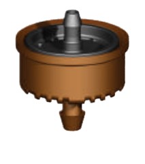 Aquagation AquaDrip Drip Irrigation Stake Emitters- No Drain Brown/Gra