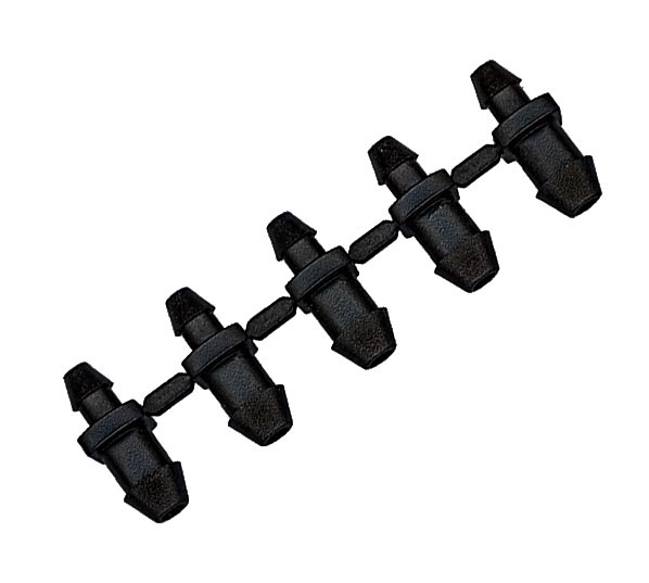 Aquagation Dual-Sized Goof Plugs - 4mm x 7mm - Rack of 5 (Bag of 500)