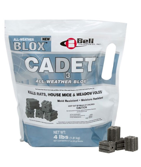 Bell Labs CAD3ET Vitamin D3 Rodenticide BLOX