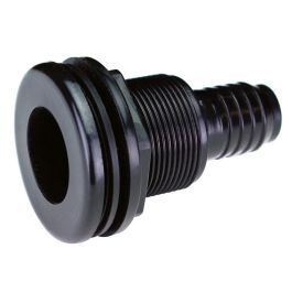 PVC Through-Wall Bulkhead W/Insert - FPT 3/4-Inch