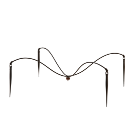 Aquagation AquaDrip 4-Way Flat Assembly - No Drain - Conic + Barb - Gr