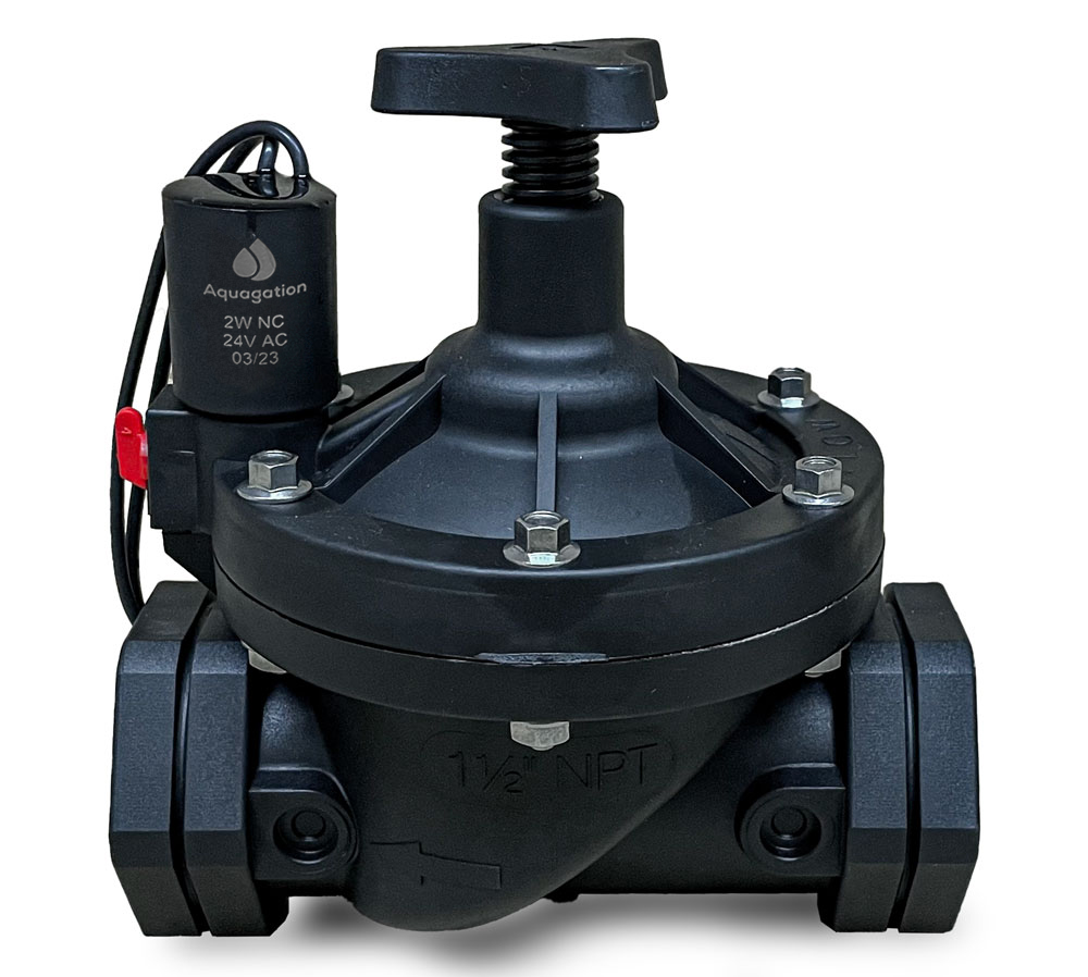 Aquagation Solenoid Valves with Manual Override